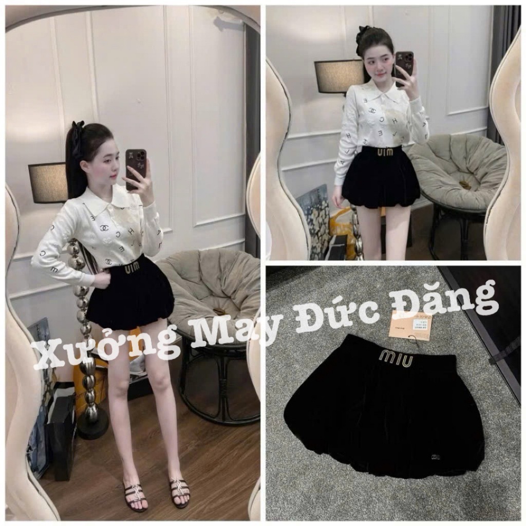 Quần Short Phồng Nhung Cạp Cao chun Sau, Quần Đùi Nhung 2 Lớp Lưng Cao ...