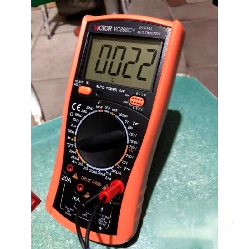 Đồng hồ vạn năng VICTOR VC-890C+, VC-890D đo điện áp, điện trở, tụ điện ...