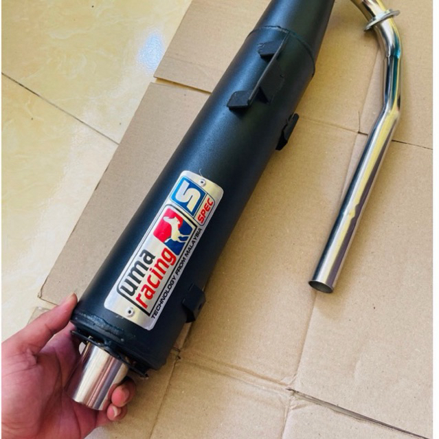 Pô Uma Bô Uma Racing (Tem Nhôm )Lắp Đặt Wave 50/100/110 Cực Chất ...