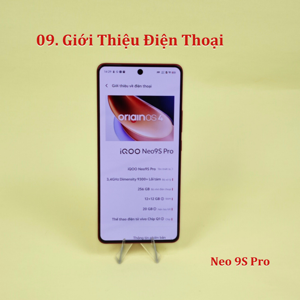 Điện Thoại Vivo iQOO Neo 9S Pro 5G (BH 12 Tháng) - Dimensity 9300+ | Shopee Việt Nam