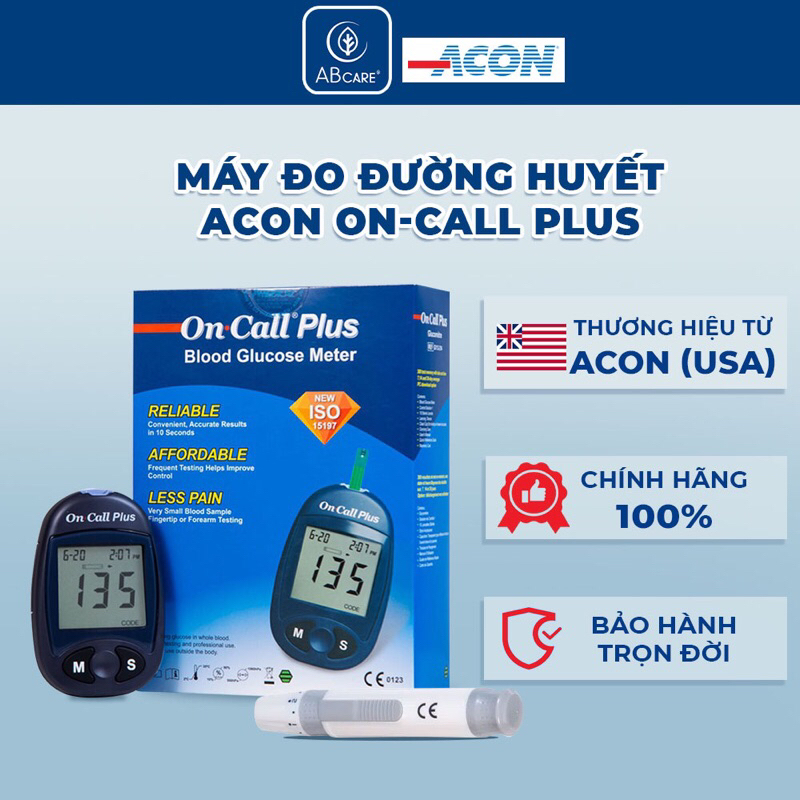Máy Đo Đường Huyết ACON OnCall Plus | On Call Plus | Shopee Việt Nam