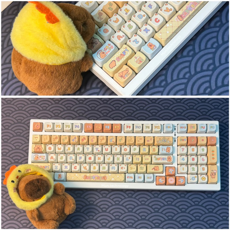 [Sẵn Hàng] Keycap Akko Capybara Pudding 140 nút | Profile MOA|MAO ...