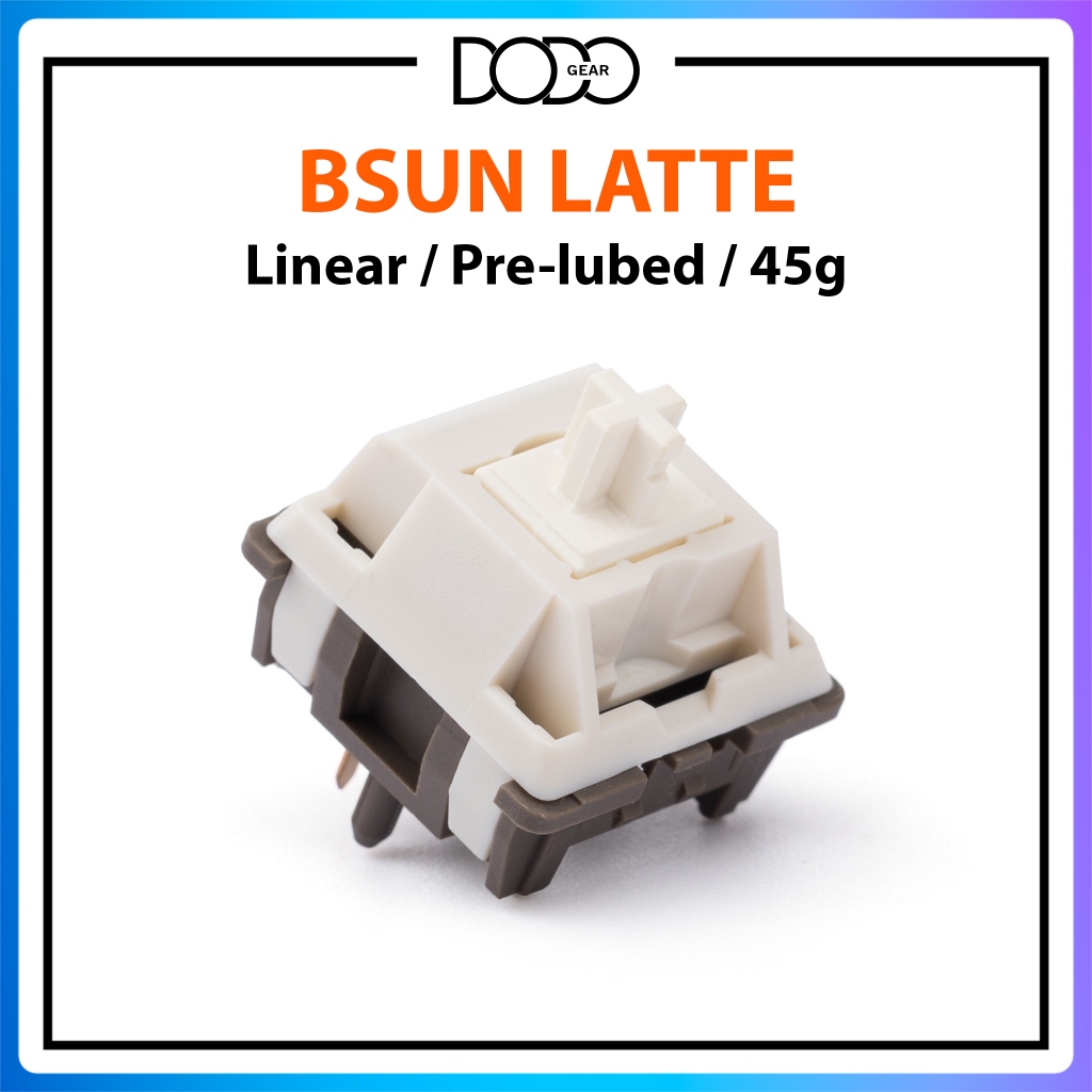 Switch Bsun Latte 5 PIN Linear 45g công tắc bàn phím Switch Bsun Latte ...