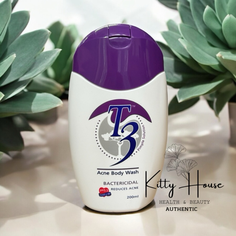 SỮA TẮM T3 ACNE BODY WASH CHAI 200ML CHÍNH HÃNG | Shopee Việt Nam