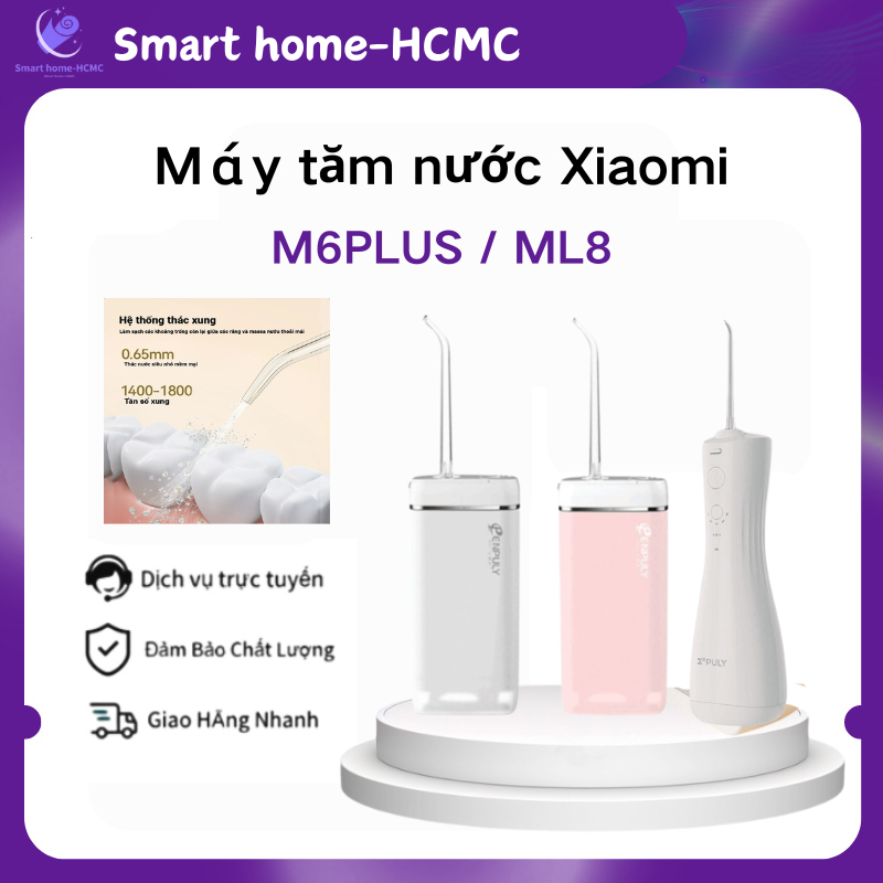 Máy Tăm Nước Cầm Tay Mini Enpuly M6Plus Nâng Cấp Vệ Sinh Răng Miệng, Làm Sạch Sâu, Loại Bỏ Các ...