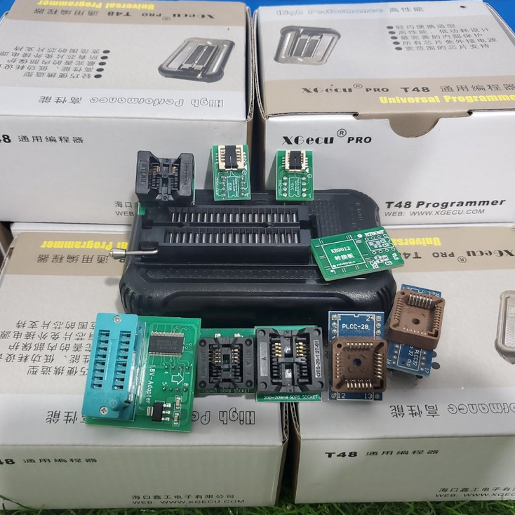 Máy nạp rom XGecu T48, siêu phẩm tốc độ và số lượng IC hỗ trợ gói full ...