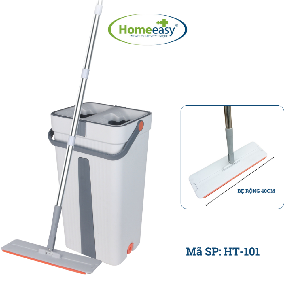 Bộ Lau Bẹ 2 ngăn Homeeasy, Đi Kèm 2 Móp Lau | HO-101 | Shopee Việt Nam