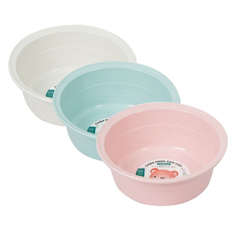 Chậu Nhựa Tròn Rửa Mặt Hokori 30CM, Thau Nhựa rửa Rau Củ Trái Cây, Chậu ...