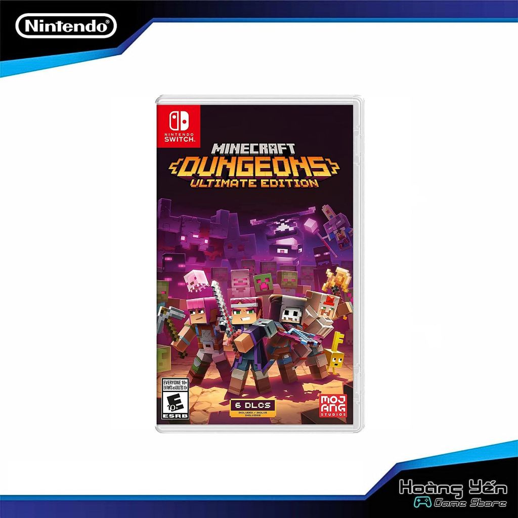 Băng Game Nintendo Switch Minecraft Dungeons Ultimate Edition | Shopee ...