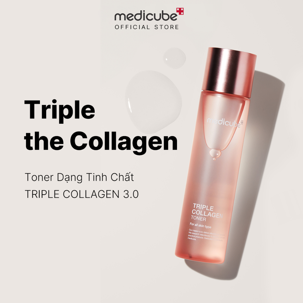 Toner Dạng Tinh Chất medicube Triple Collagen 4.0 - 140ml [P00048 ...