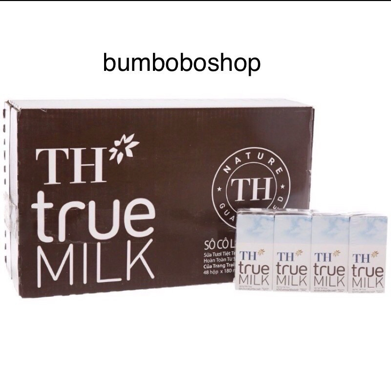 Thùng 48 hộp sữa TH TRUE MILK vị socola hộp 180ml - date 12/2025 | Shopee Việt Nam