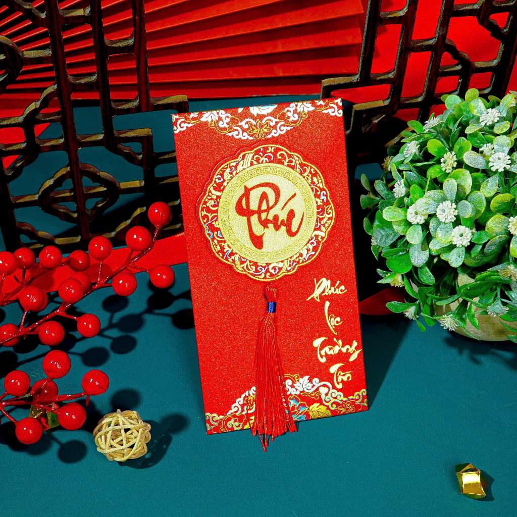 [ Hàng chuẩn store ] Bao Lì xì như ý nhũ lấp lánh Cao Cấp, lì xì tết ...