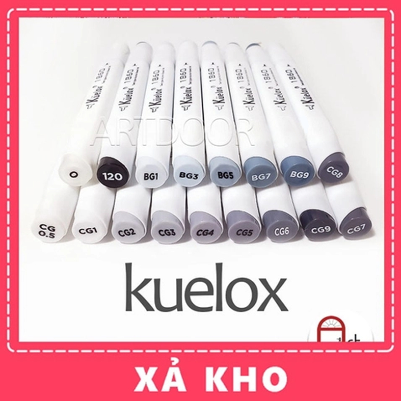 [ARTDOOR] Bút Marker KUELOX hai đầu cây lẻ (full) - [xả kho] | Shopee ...
