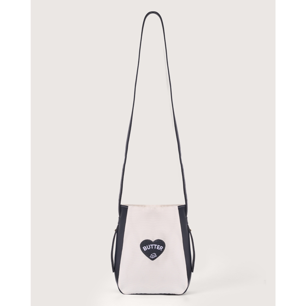 Túi tote vải đeo chéo OREO canvas phối da BUTTER CLUB đeo 2 kiểu, nhiều ...