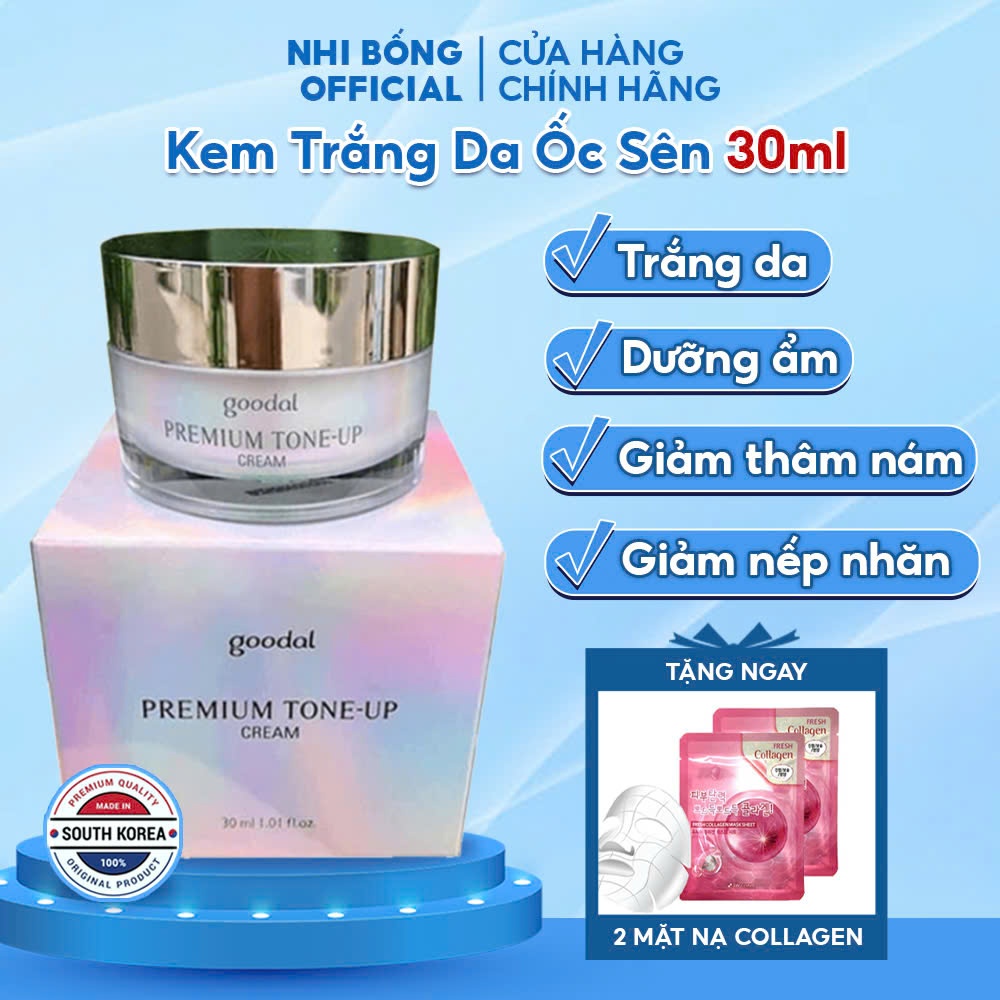 Kem Dưỡng Trắng Da - Kem Trắng Da Nâng Tone Ốc Sên Goodal Premium Snail ...