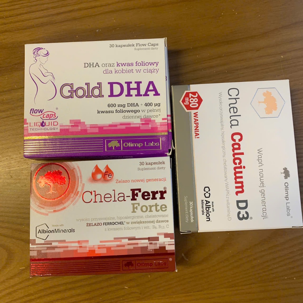 COMBO 3 hộp Sắt Chela-Ferr Forte + Gold DHA a+ Canxi Chela-Calcium D3 ((nội địa Balan)) | Shopee ...