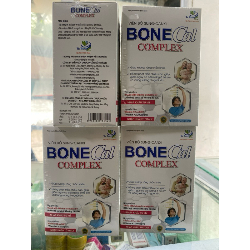 canxi sữa bonecal complex 30 viên | Shopee Việt Nam