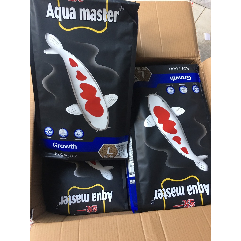 5KG Cám cá KOI aqua master GROWTH,cám giúp cá tăng trưởng,body đẹp ...