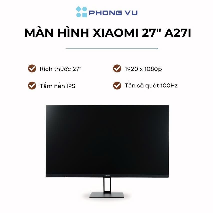 Màn Hình Xiaomi A27i 27 Inch Full HD (1920x1080) IPS 100Hz – Viền Mỏng ...