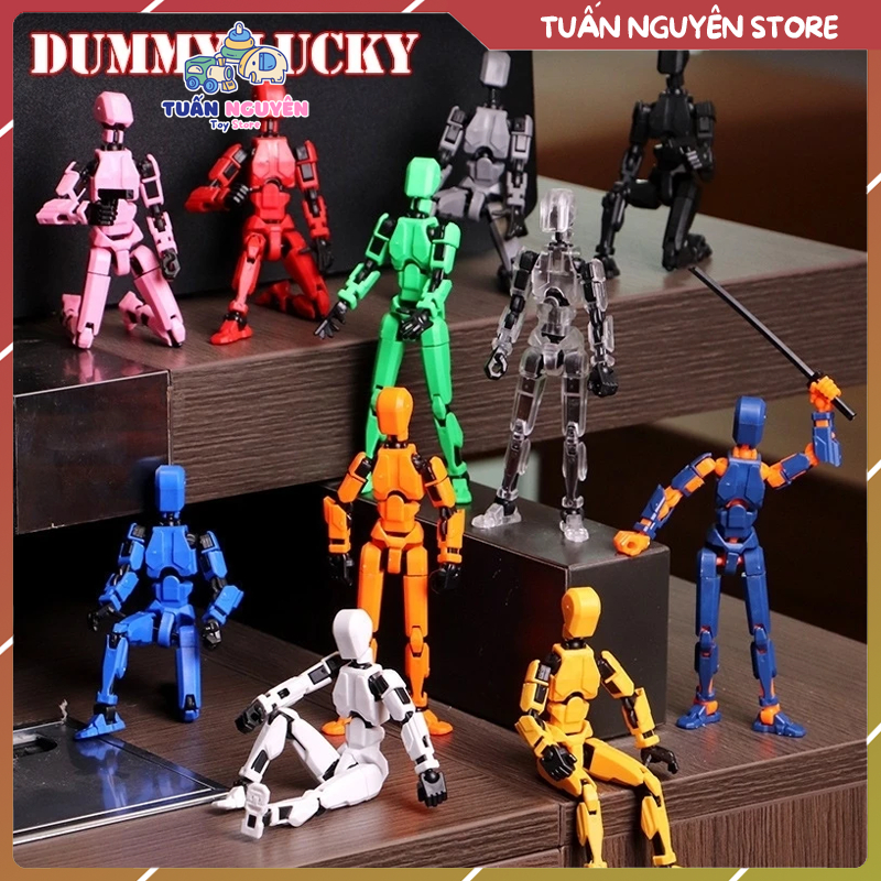 [ Dummy ] Kit Đồ Chơi Lắp Ráp Mô Hình 3D Mô Phỏng ROBOT FIGURE LUCKY ...