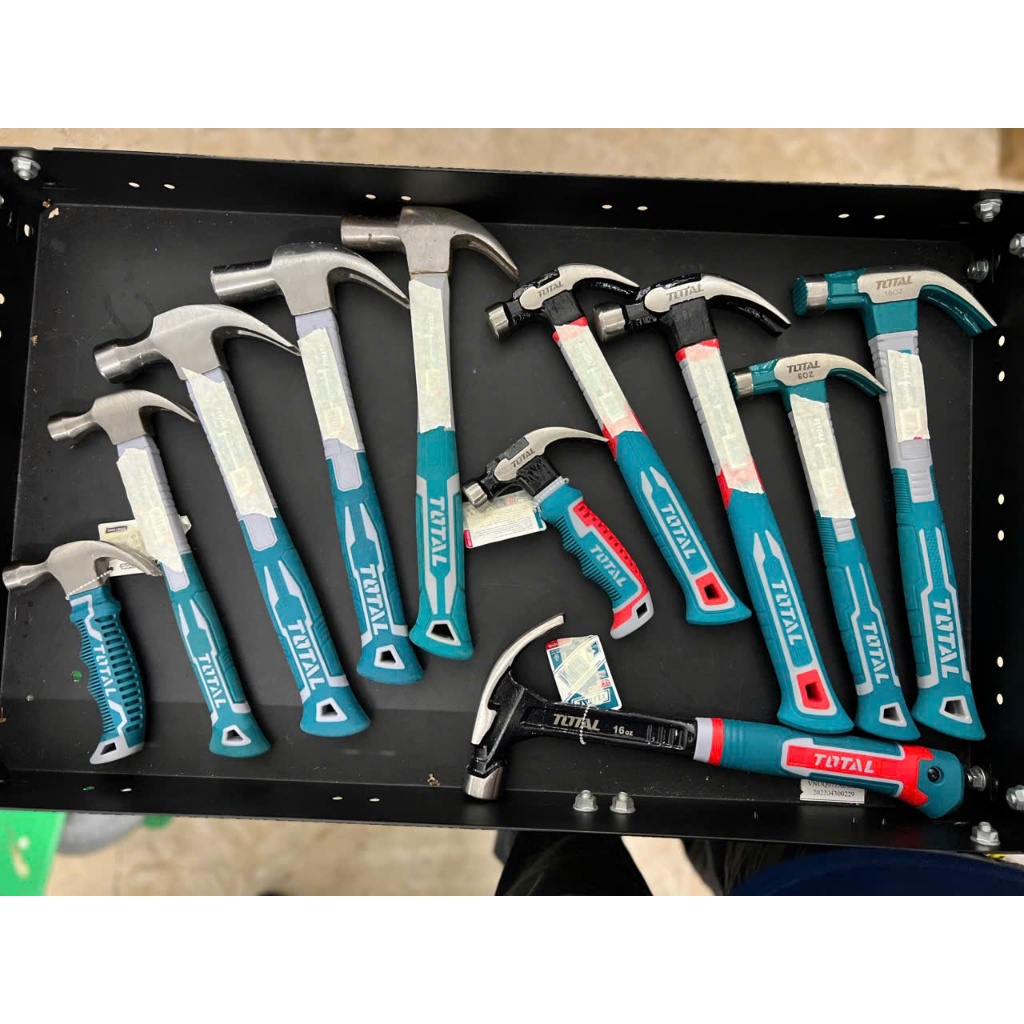 ( Hãng Đổi Mẫu ) Búa Nhổ Đinh Thép Cacbon 45# 220g , 450g , 560g TOTAL / THTS7308 - THCH61008D ...