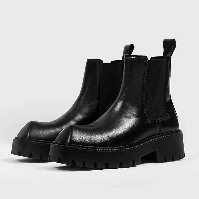 Miller Chelsea Boots - giày bốt da nam chelsea cao cổ không dây mũi ...