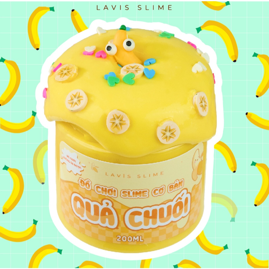 LAVIS SLIME - Slime cơ bản: Quả Chuối Best Seller An Toàn Cho Trẻ Em ...