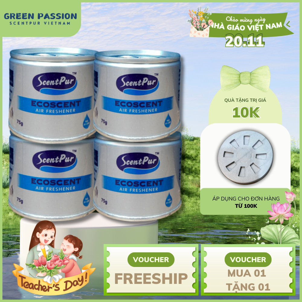 Combo 4 Hộp Tinh Dầu Thơm Phòng Cao Cấp Scent Pur 75g Made In Malaysia ...