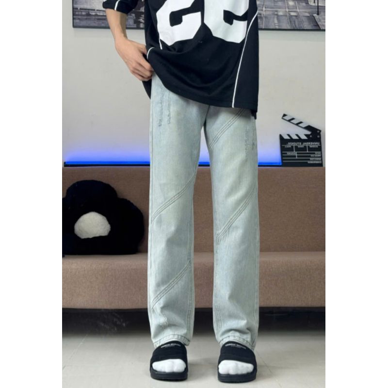 Quần jien.Quần jien nam. Quần jean from suông ống đứng. | Shopee Việt Nam