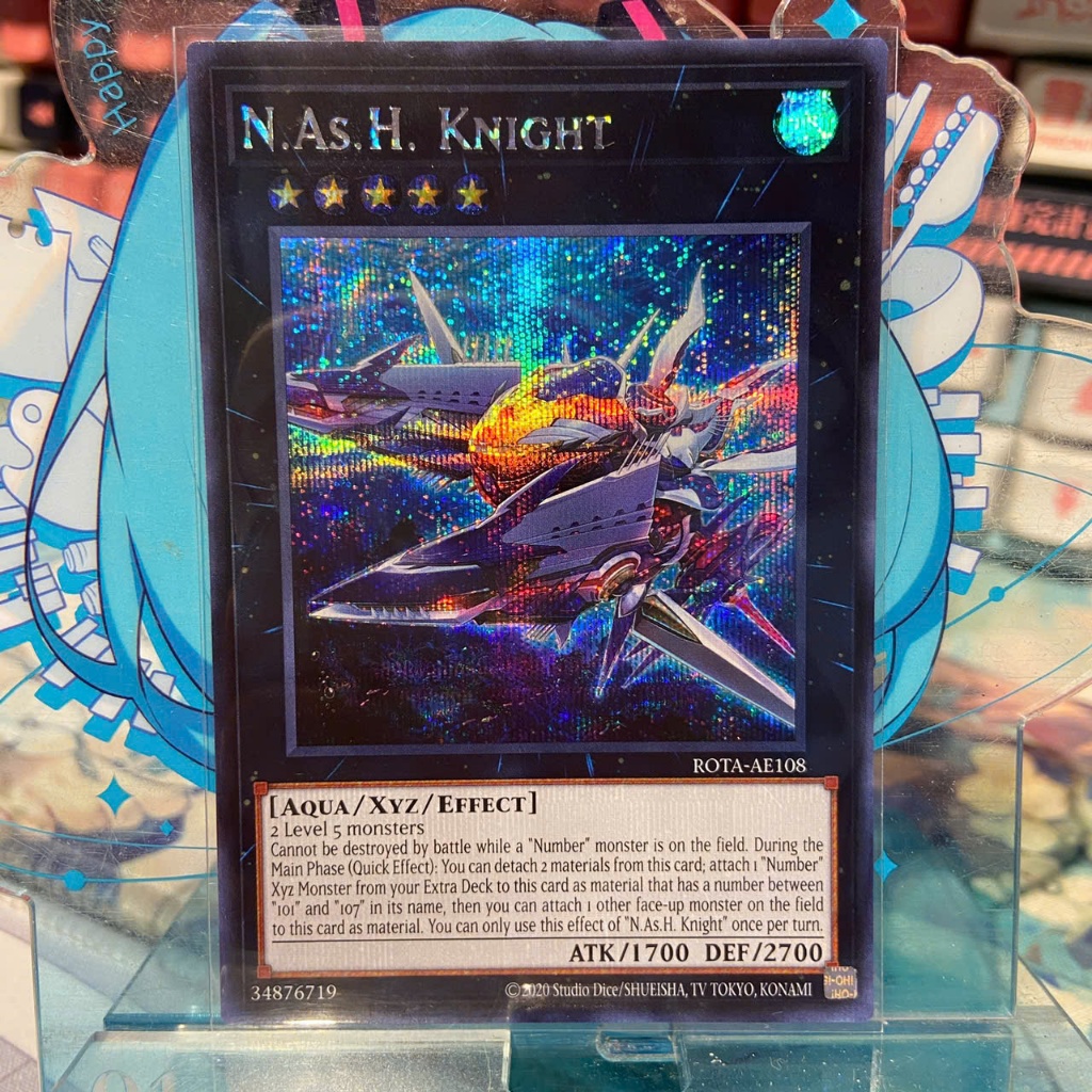 [ Bài Yugioh Chính Hãng ] ROTA-AE108 N.As.H. Knight - Secret Rare | Shopee Việt Nam