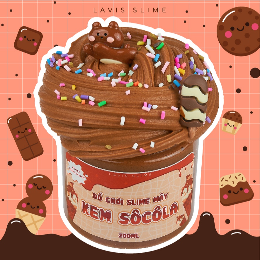 LAVIS SLIME- Slam mây: Socola Best Seller An Toàn Cho Trẻ Em Đầy Đủ ...