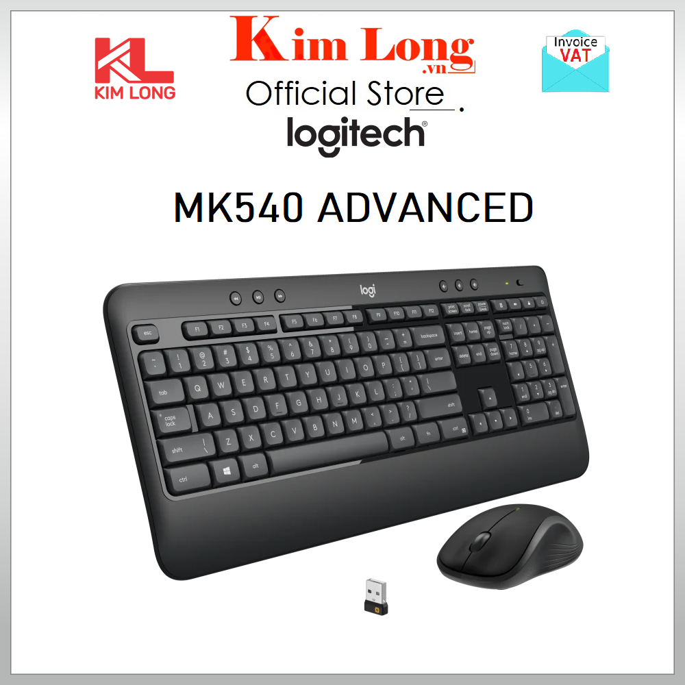 Bàn phím chuột Logitech MK540 - Hàng chính hãng | Shopee Việt Nam