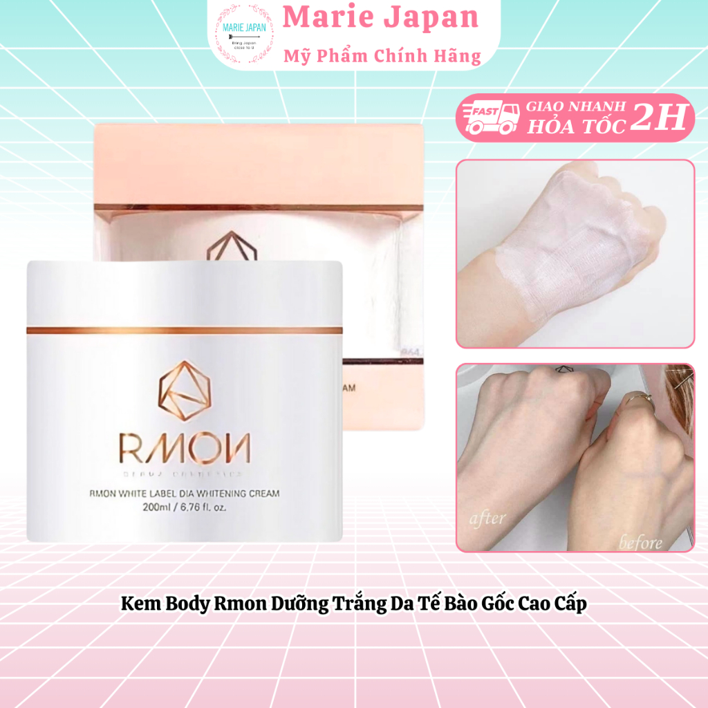 Kem Body Rmon Dưỡng Trắng Da Tế Bào Gốc Cao Cấp White Label Dia ...
