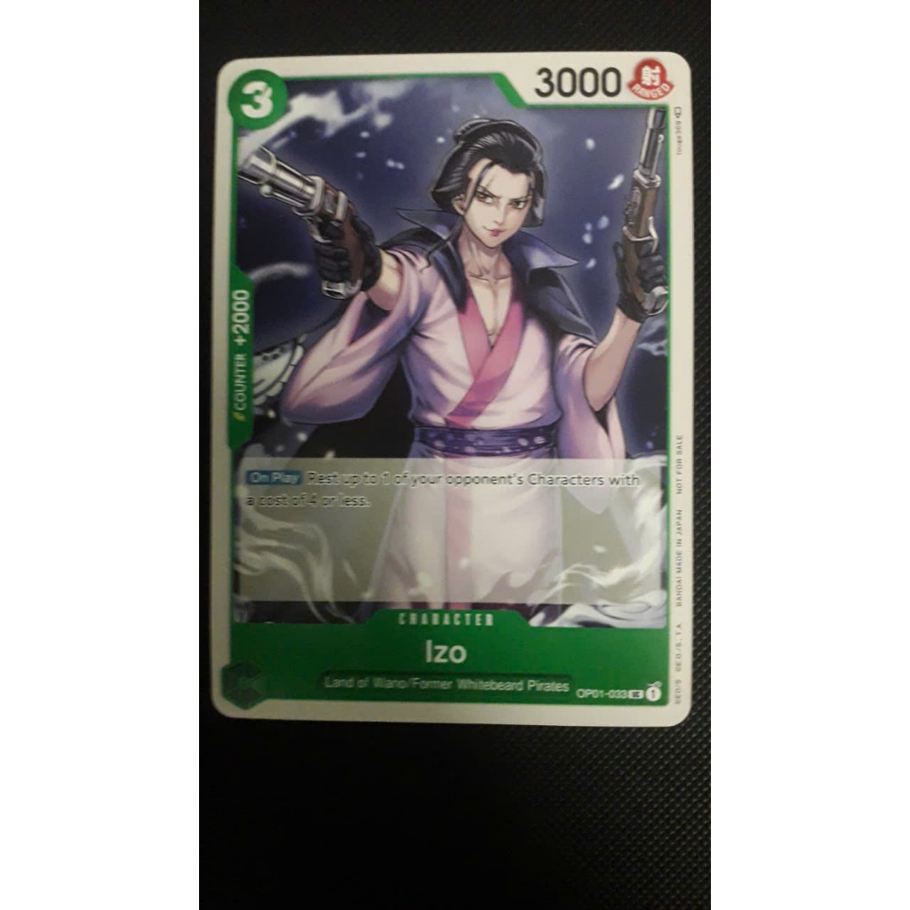 [TNTB] Thẻ bài One Piece TCG OP01-033 - Izo (Promotion) - Character ...