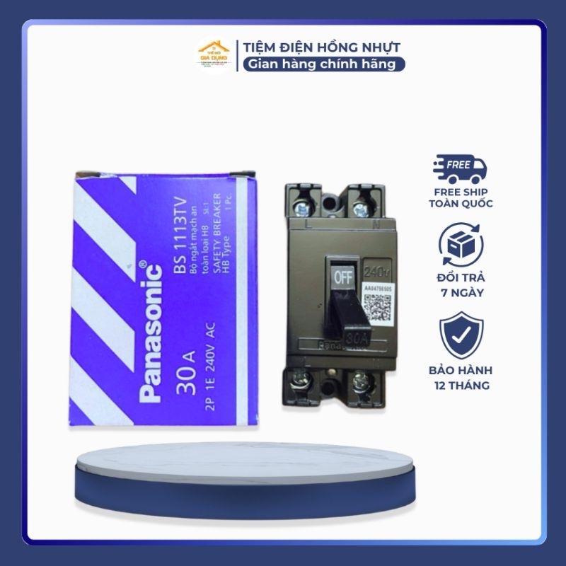 CB Tự Động Cóc Panasonic 20A 30A 40A ( ĐỔI TRẢ 7 NGÀY ) HÀNG CHÍNH HÃNG ...