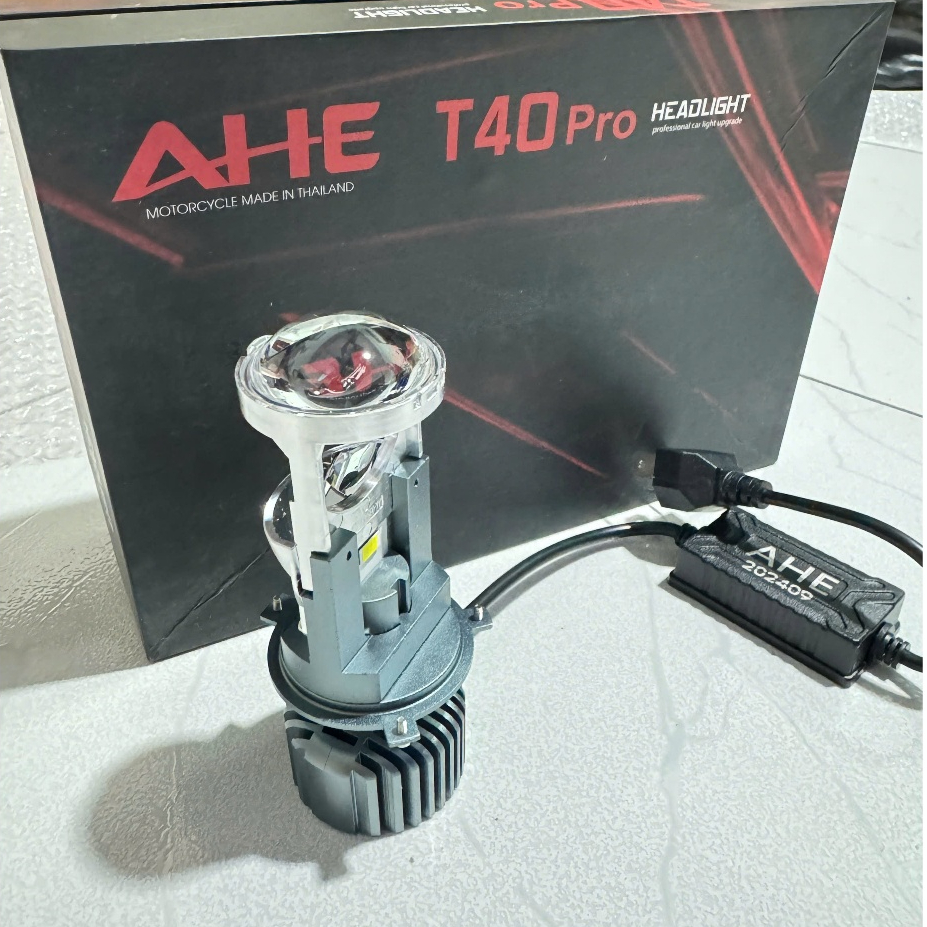Đèn Pha Bi Cầu T40 Pro AHE-H4-60W Lắp Ô tô Xe Máy Pha Bi Cầu Chống Chói ...