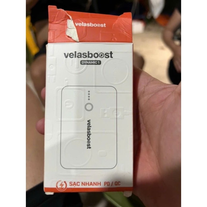 Sạc dự phòng velasboost dynamic 1 chính hãng | Shopee Việt Nam