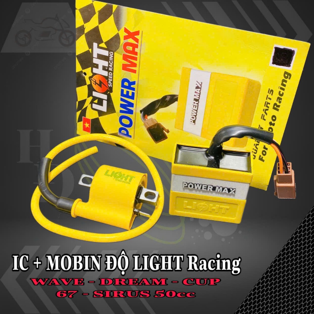 Ic và mobin LIGHT vắt 5 chân cho xe Wave, Dream, Cub, 67, CD, Sirus 50 ...