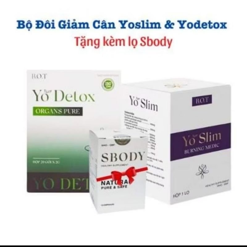 Giảm cân Yo Slim Yo Detox của B.O.T. Giảm Cân Nhanh Cấp Tốc. Hộp 15 gói ...