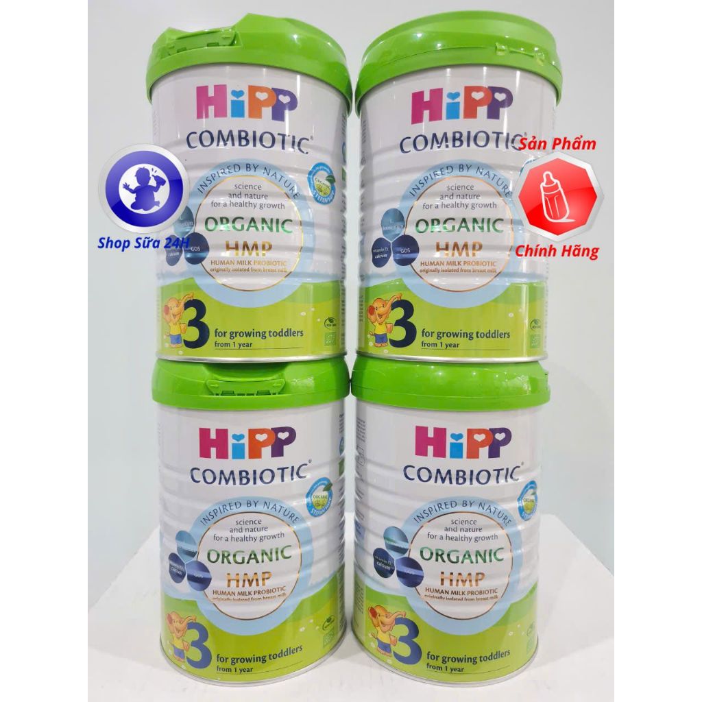 Combo 4 Hộp Sữa HiPP ORGANIC COMBIOTIC Mẫu Mới Số 1, 2, 3, 4 Lon 800g | Shopee Việt Nam