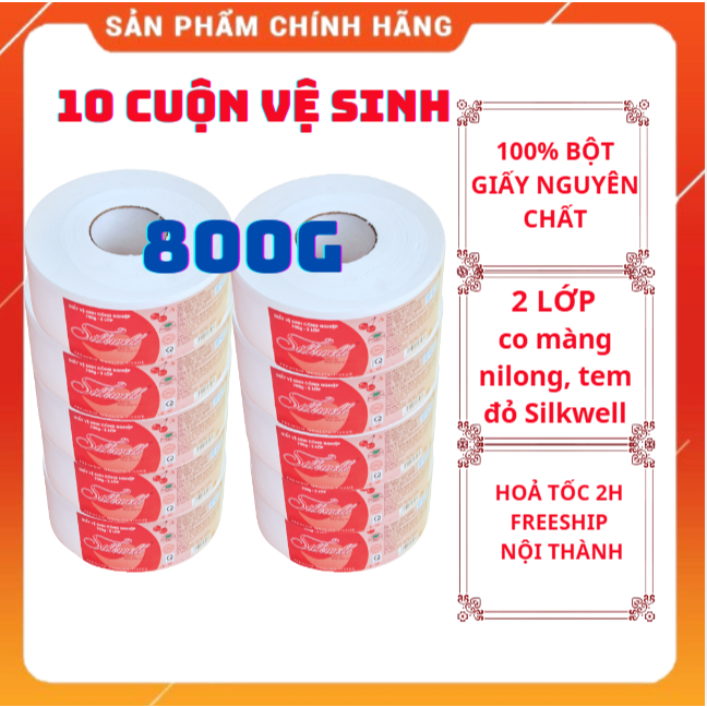 (Live extra) BỊCH 10 CUỘN VỆ SINH CÔNG NGHIỆP CUỘN LỚN 500G, 700G | Shopee Việt Nam