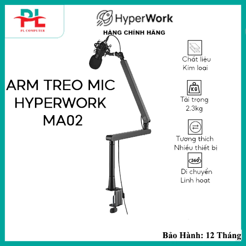 ARM / Giá treo Microphone HyperWork MA02 trọng tải 2,3kg - Hàng chính ...