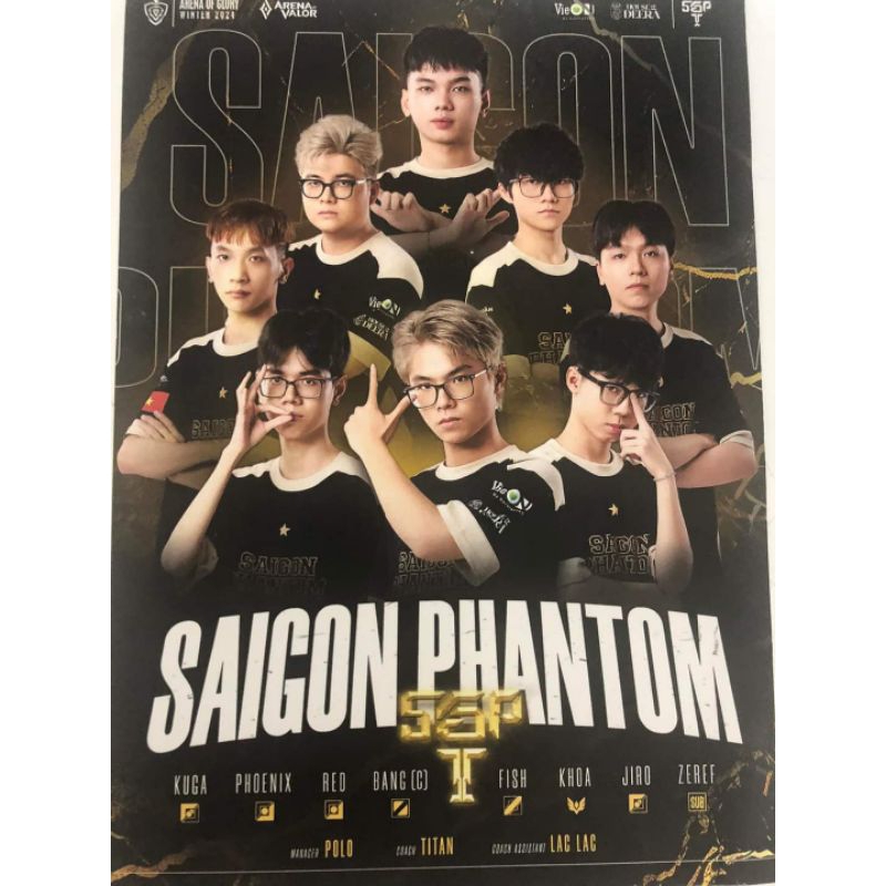 [Hàng Real] Pass card, móc khoá SGP Saigon Phantom Liên Quân | Shopee ...