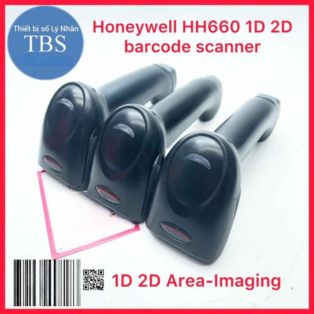 Honeywell HH660 1D 2D Area-Imaging USB Handheld Barcode Scanner with ...