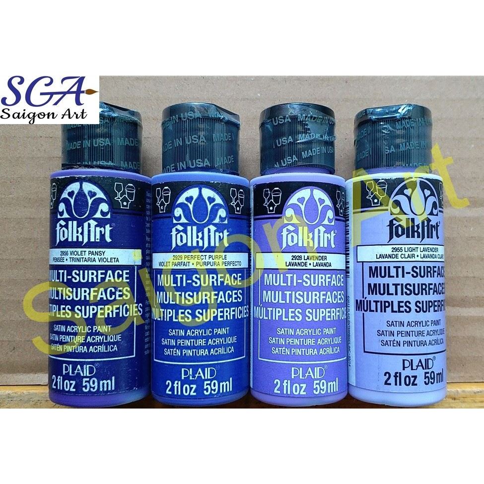 [SGA] Màu acrylic PLAID dòng FolkArt chai 59ml | Shopee Việt Nam
