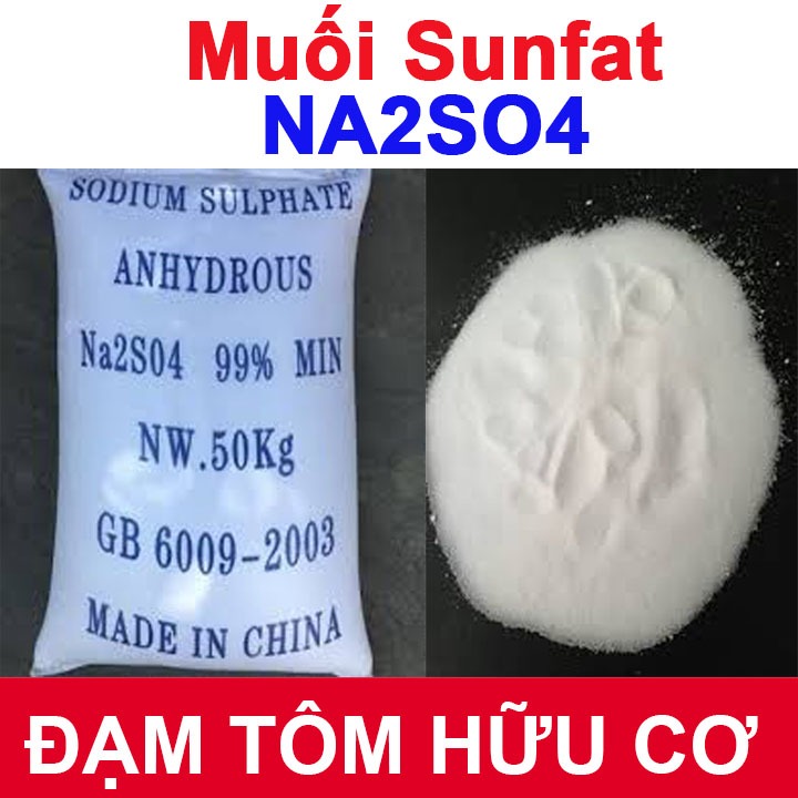 Hóa chất Na2SO4 natri sunfat natri sunphat Sodium sulfate na2so4 - gói ...