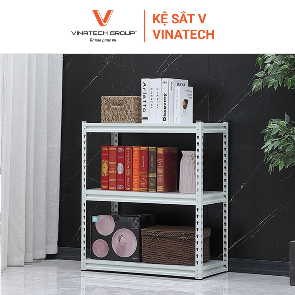Kệ Sắt V Lỗ 3 Tầng D1000xR400xC1000 Chính Hãng VINATECH - Kệ Sắt Đa ...