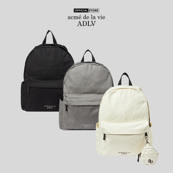 Balo ADLV Basic Logo Simple Màu Đen/Trắng Ngà/Kaki - Hàng chính hãng ...