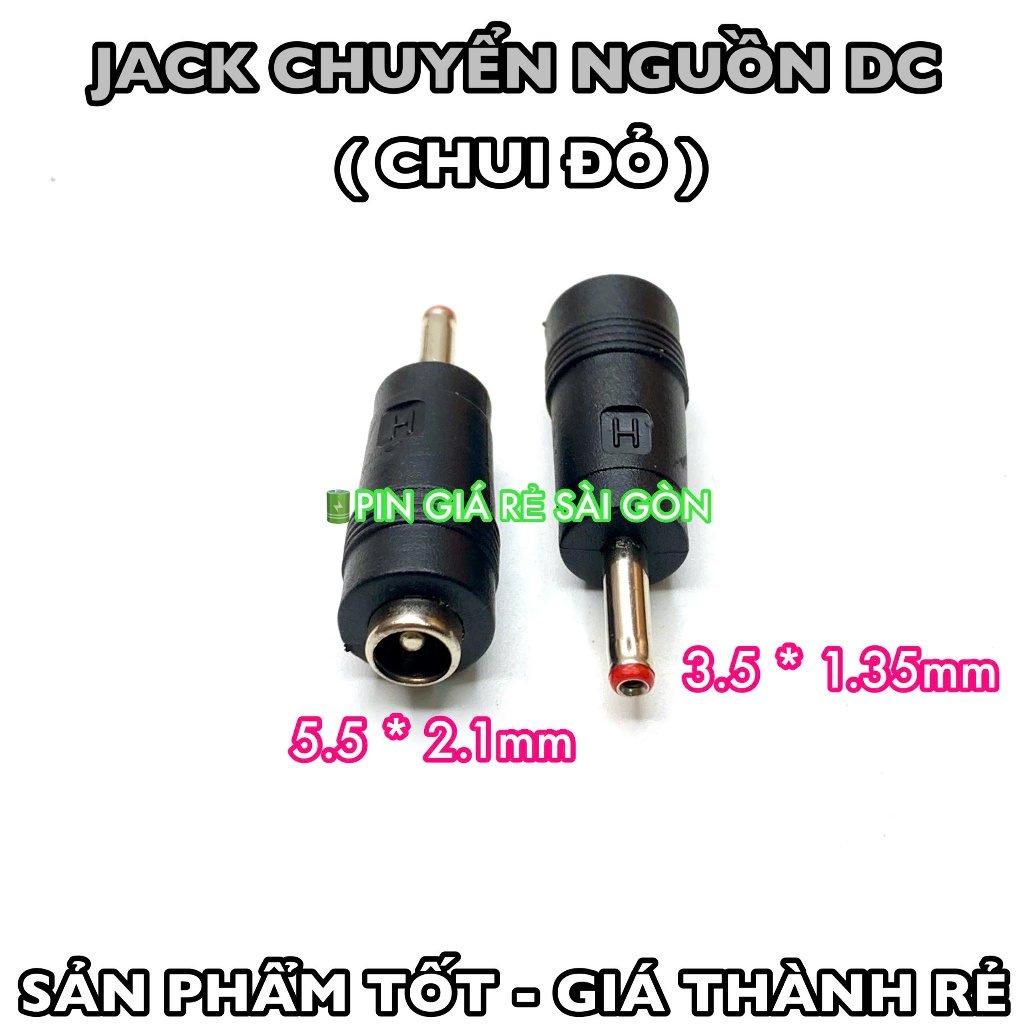 [Chui đỏ] Jack chuyển nguồn DC 5.5*2.1mm sang 3.5 *1.35mm (PGRSG ...