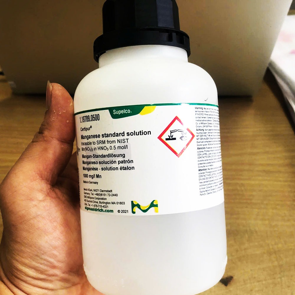 Mn(NO3) in HNO3 - Mangan 500ml dùng trong thí nghiệm y tế | Shopee Việt Nam